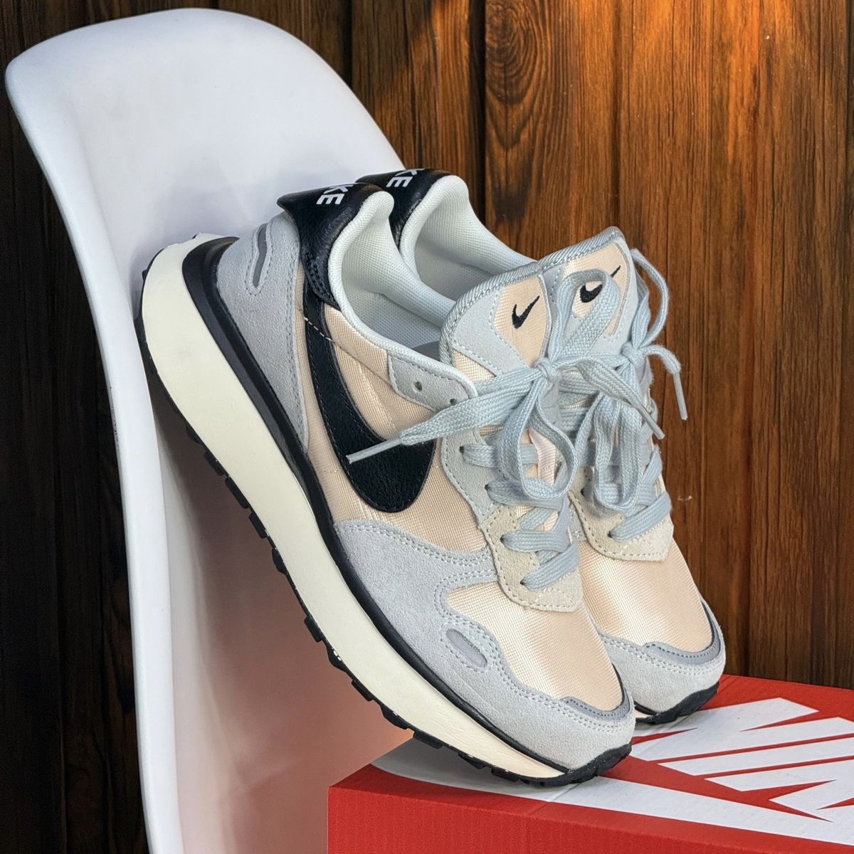 NIKE PHOENIZ WAFFLE AZUL CELESTE - shoopsneakers